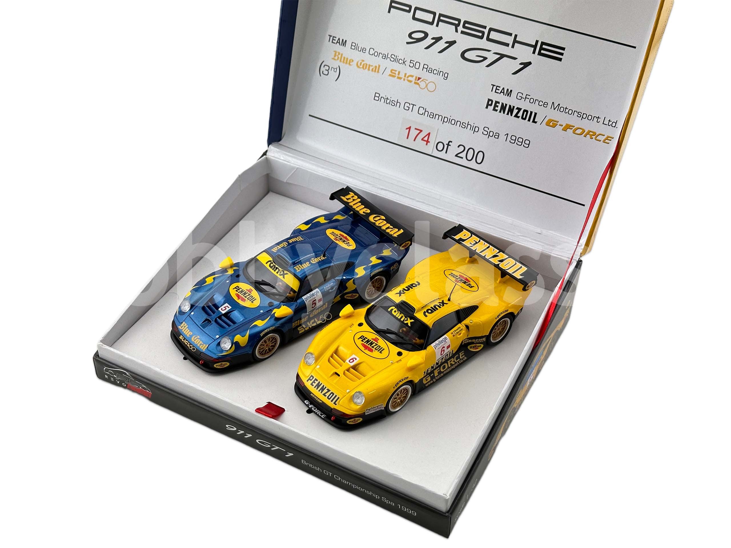 Porsche 911 GT1 - Twin Pack Spa 1999 | RevoSlot