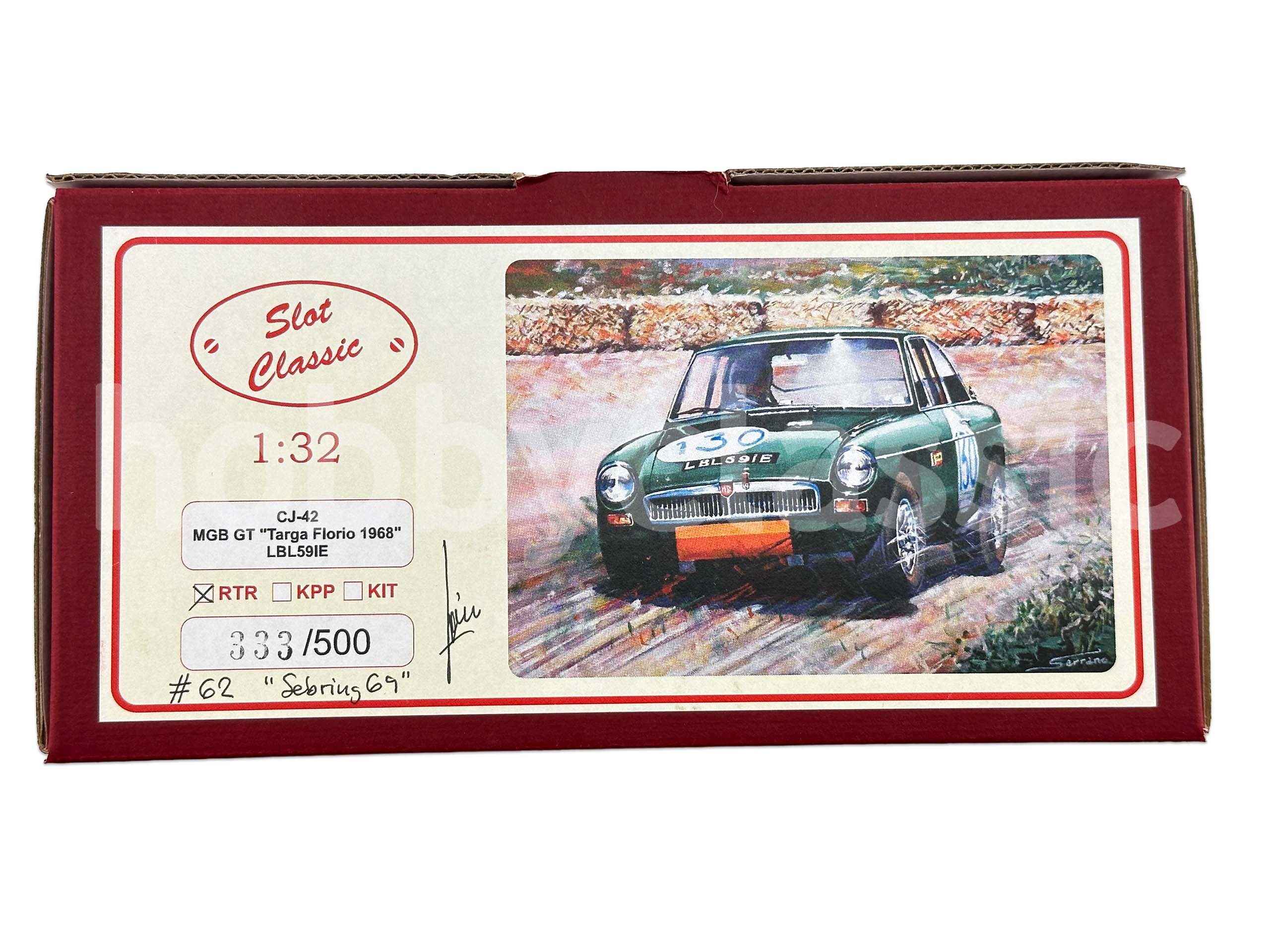 MGB GT 1968 - Sebring 1969 | Slot Classic