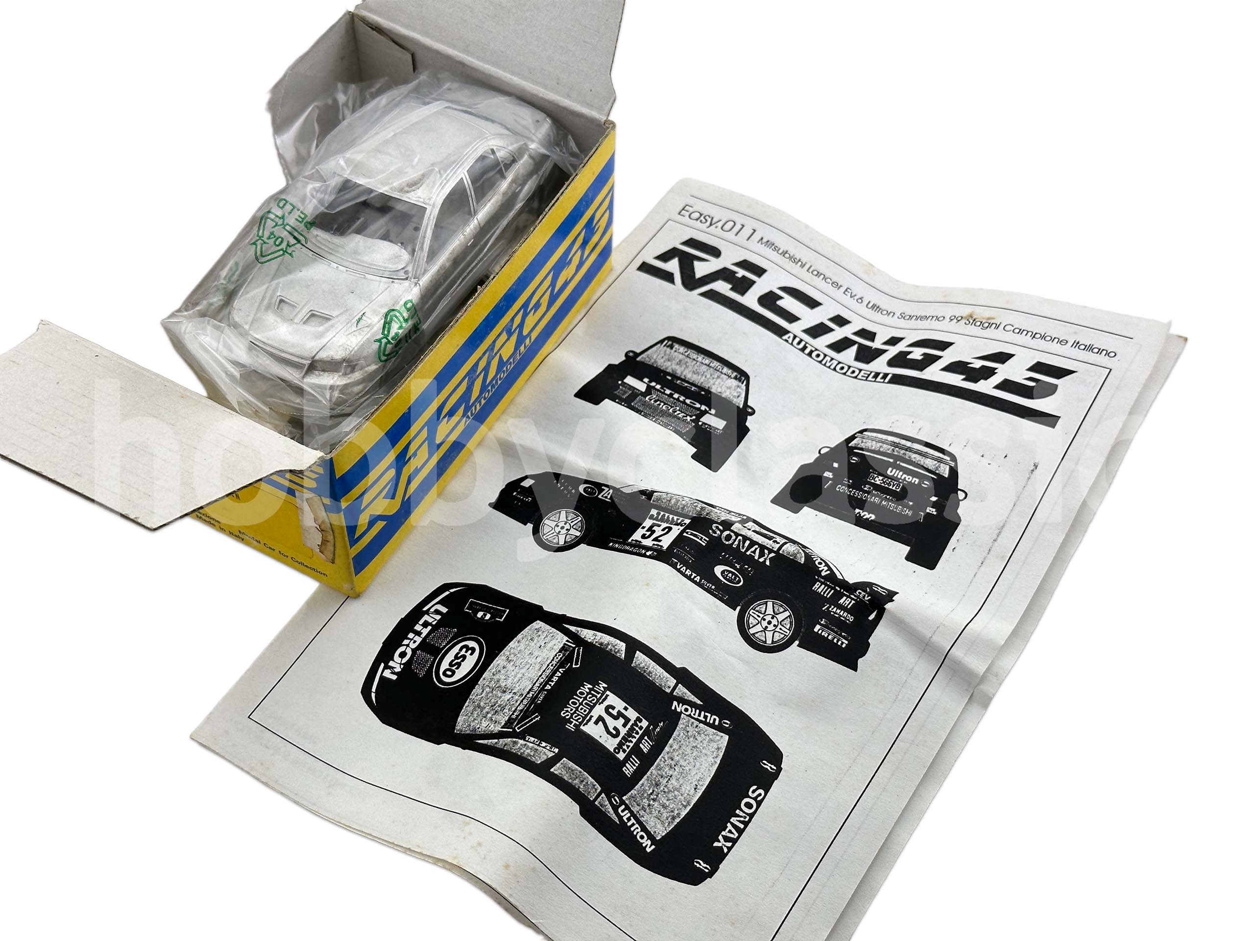 Kit 1/43 Metálico - Mitsubishi Lancer EVO VI - Rally San Remo 1999 ...