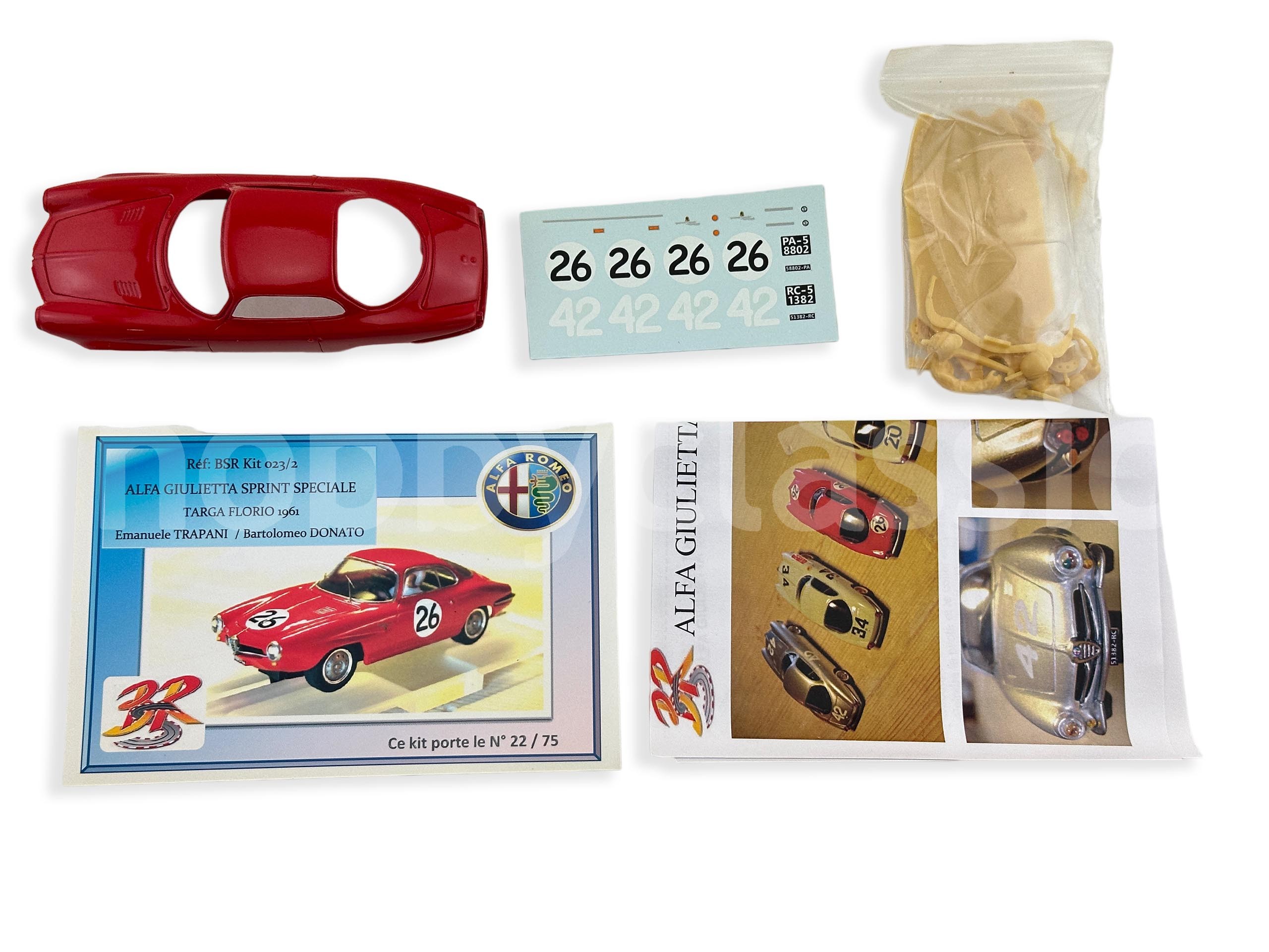 Kit Alfa Giulietta Sprint Speciale - Targa Florio 19616 | Bitume