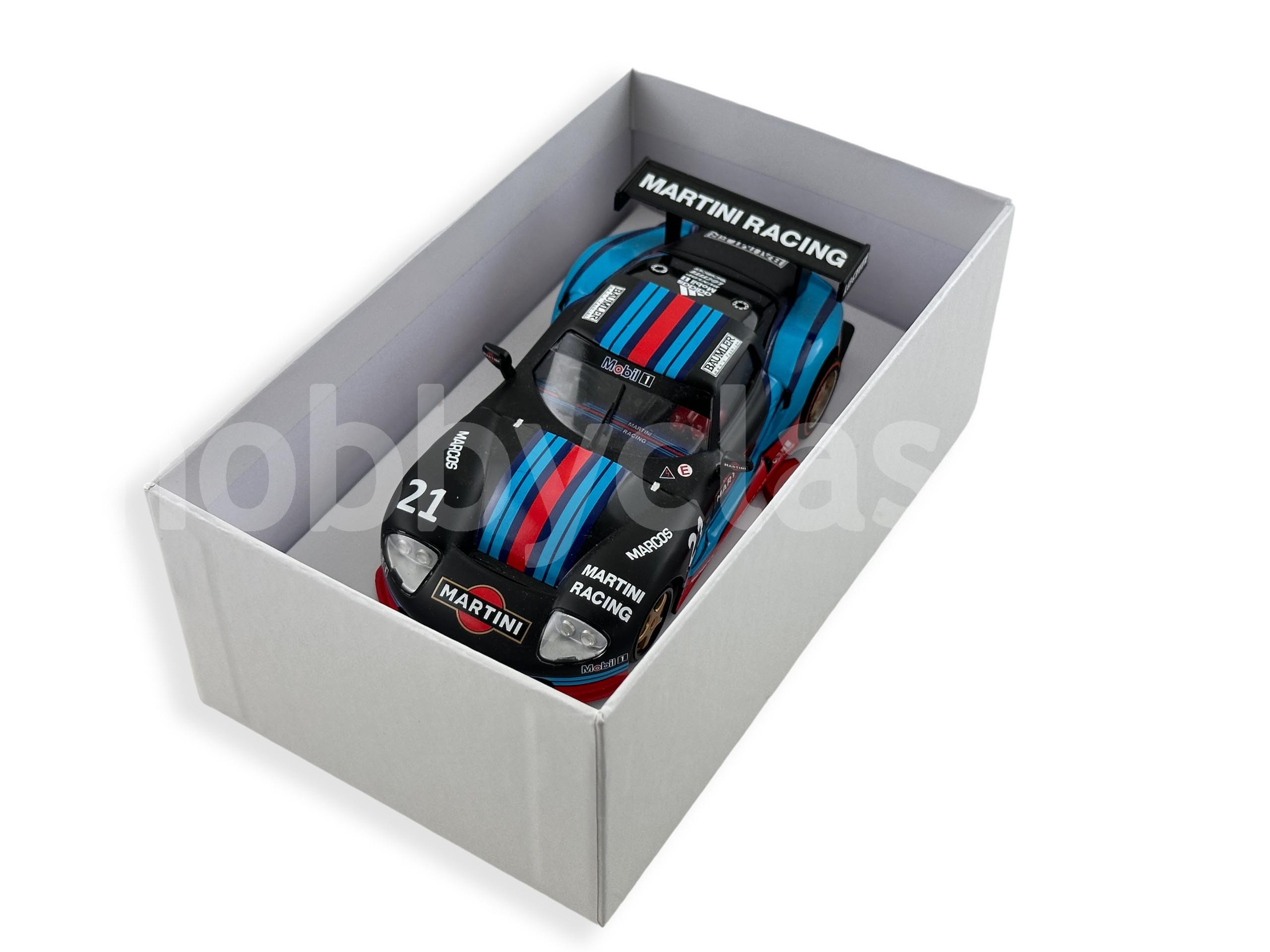 Marcos LM600 GT2 - Martini Black | RevoSlot