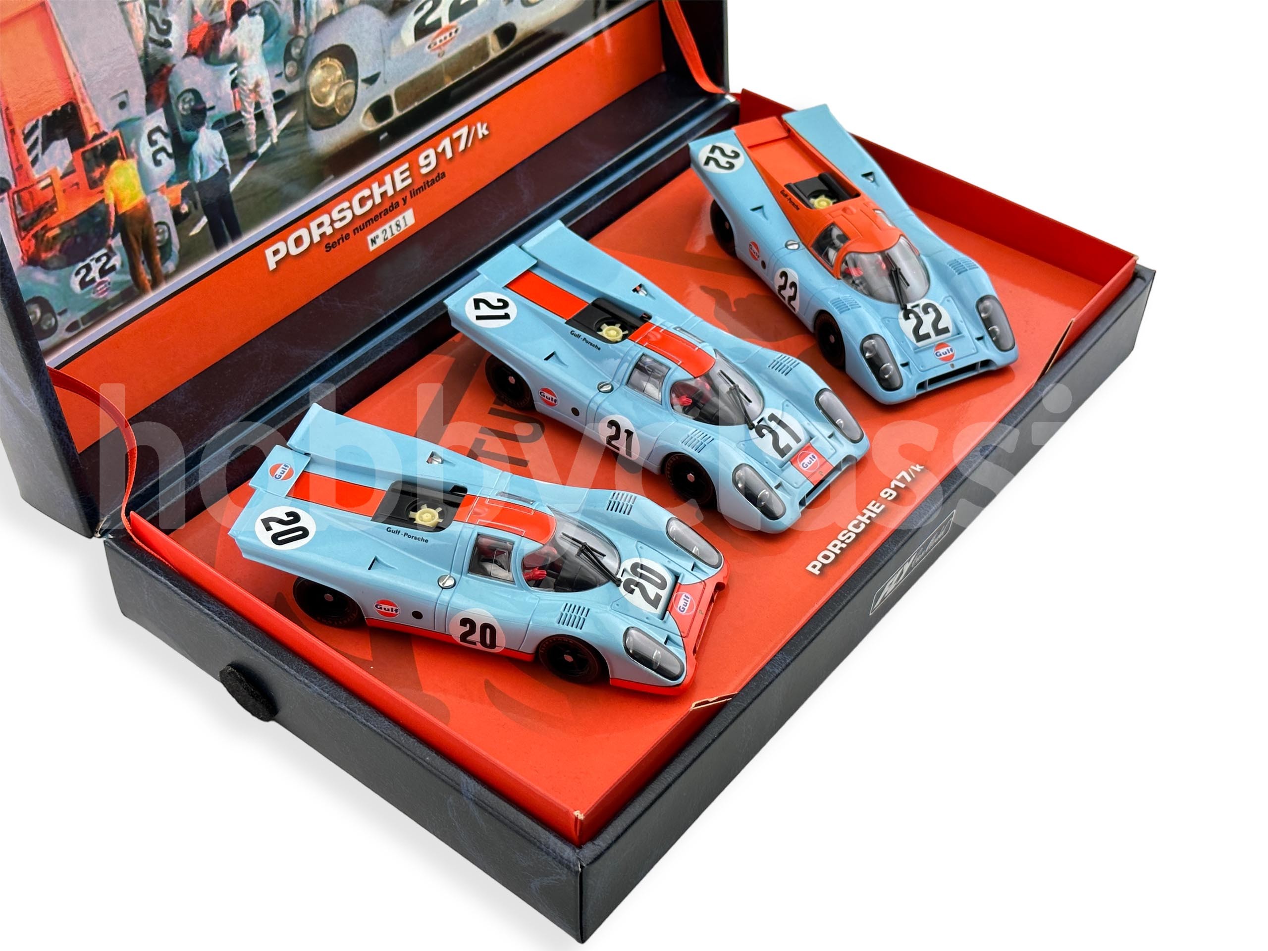 Set Colección - Team Porsche 917K Gulf - Le Mans 1970 | Fly Car Model