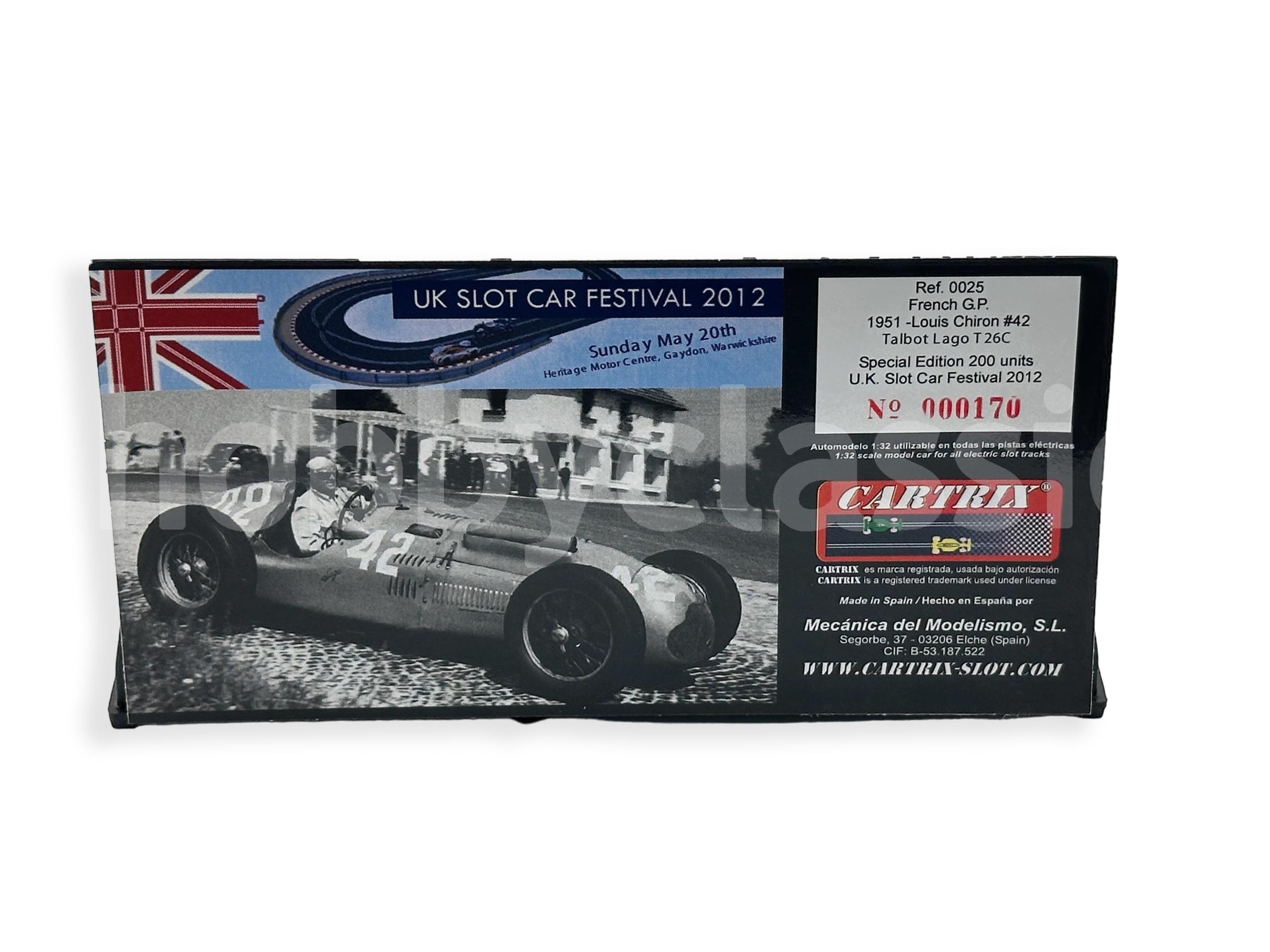 Talbot Lago T26C - GP Francia 1951 - UK Slot Car Festival 2012