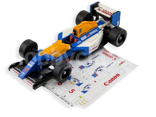 Alternative Stickers - LEGO Set 10353 - Williams FW14B