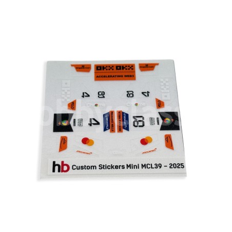 Alternative Stickers - MCL39 - LEGO® F1® Collectible Race Cars - 71049