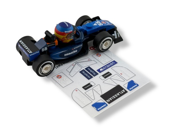 Alternative Stickers - W FW47 - LEGO® F1® Collectible Race Cars - 71049