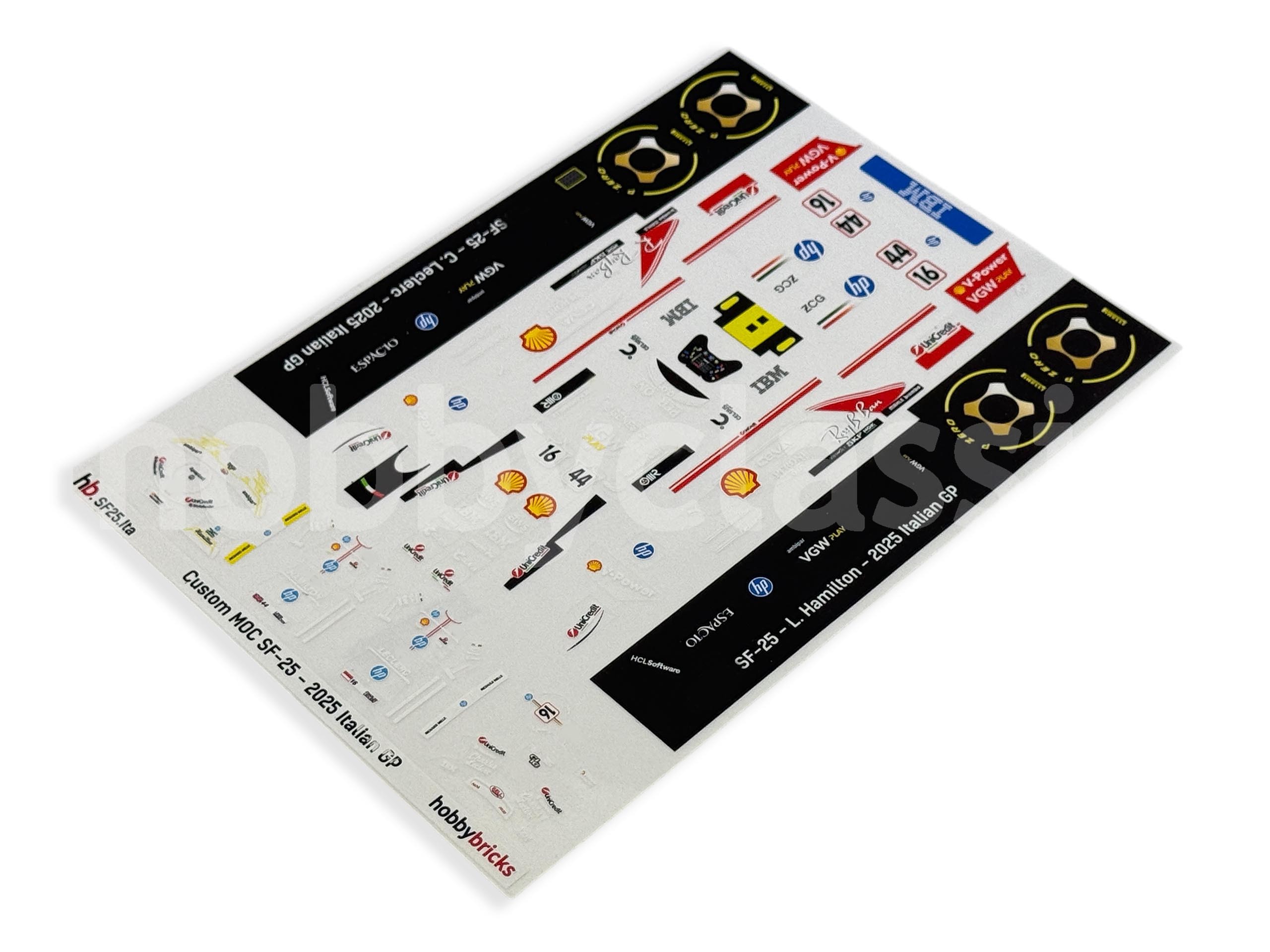 Alternative Stickers - M W15 - LEGO® F1® Collectible Race Cars - 71049