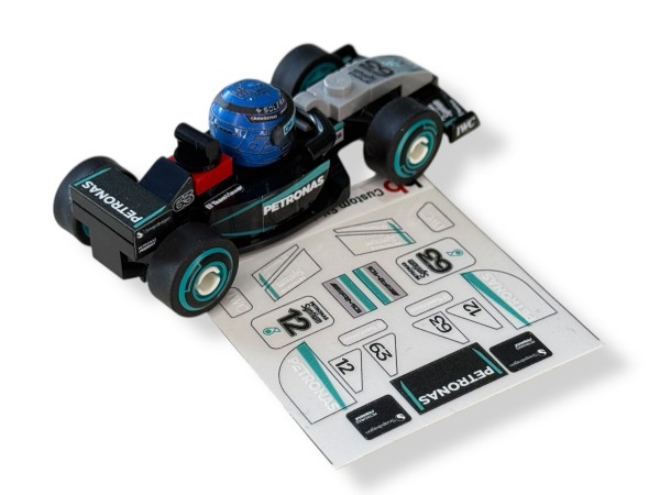 Alternative Stickers - M W16 - LEGO® F1® Collectible Race Cars - 71049