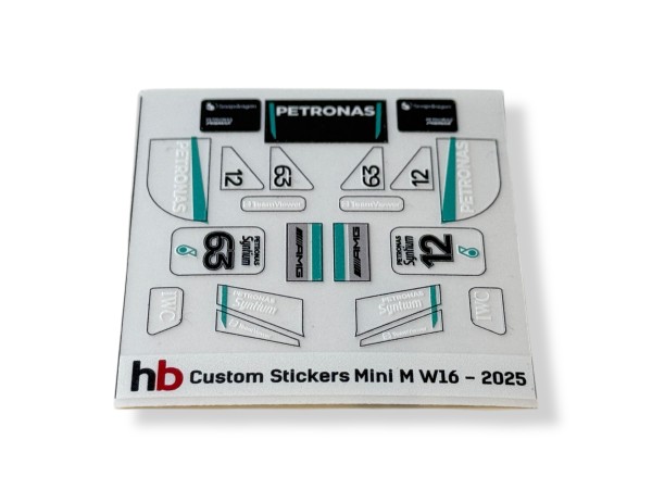 Alternative Stickers - M W16 - LEGO® F1® Collectible Race Cars - 71049